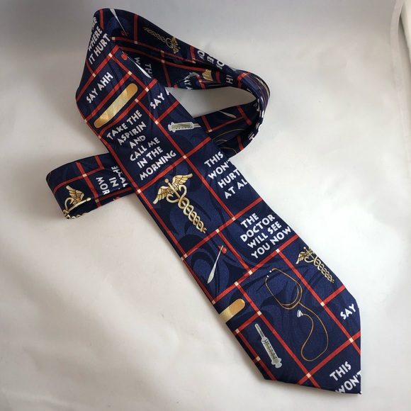 Steven Harris | Accessories | Doctor Medical Theme Tie By Steven Harris ...